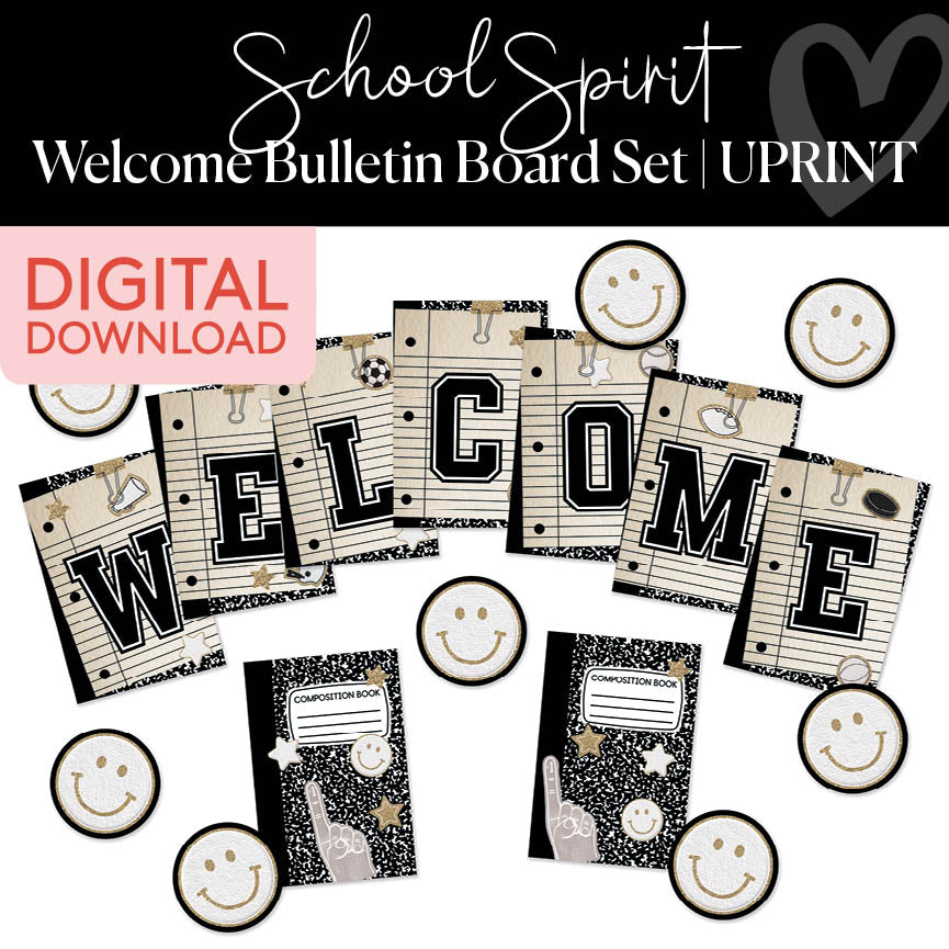 Classroom Welcome | School Spirit | Printable Classroom Decor | School ...