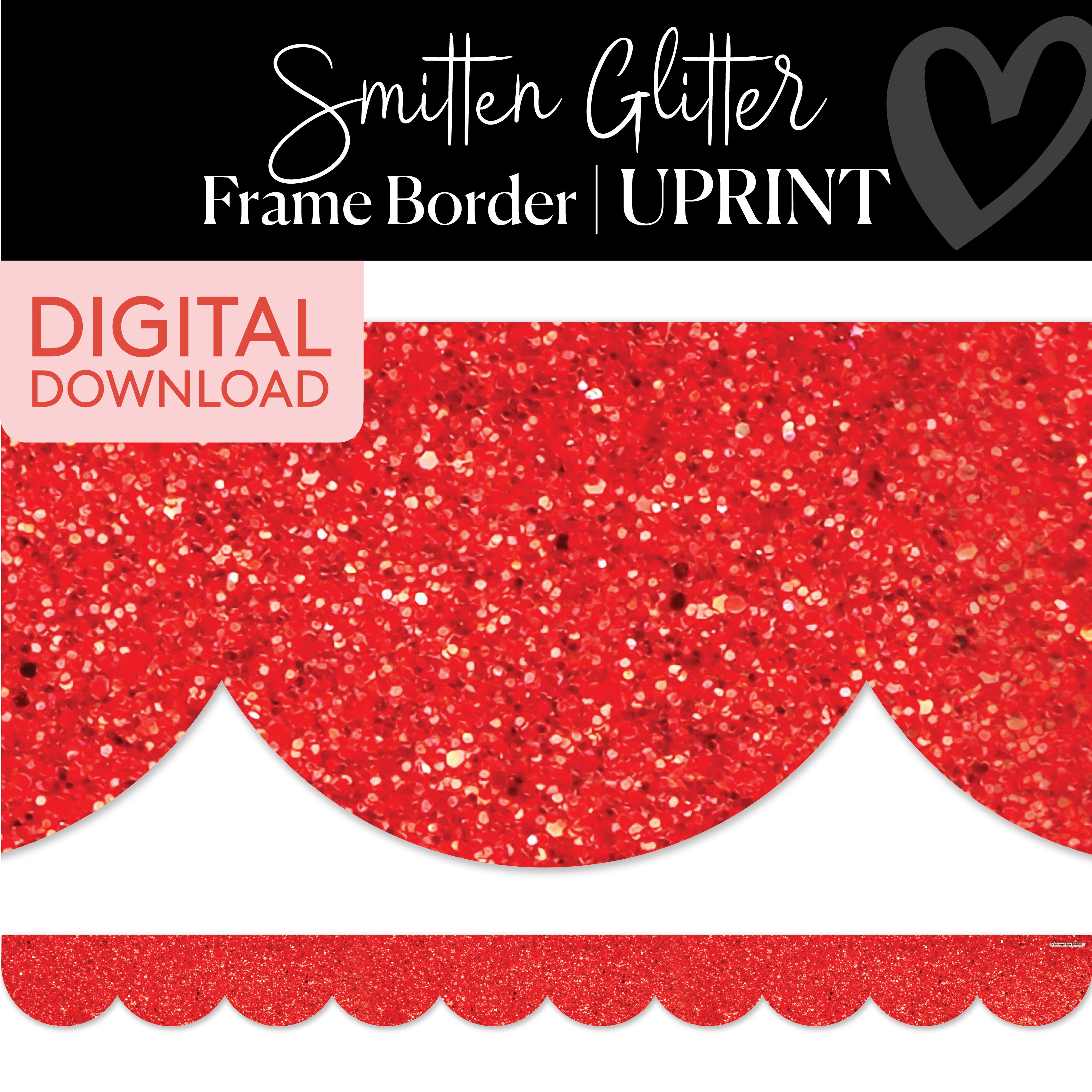 Smitten Glitter | Bulletin Board Borders | Printable Classroom Decor ...