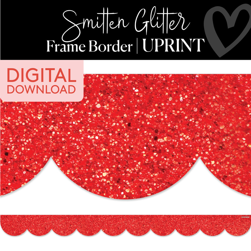 Smitten Glitter | Bulletin Board Borders | Printable Classroom Decor ...