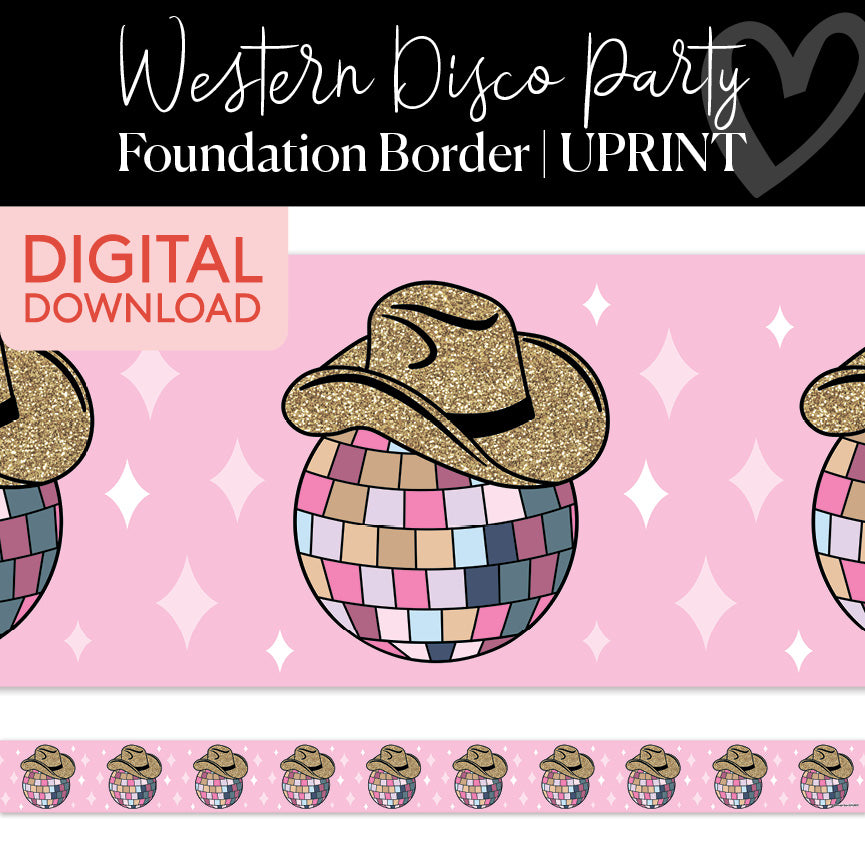 Western Disco Party | Bulletin Board Borders | Printable Classroom Dec ...