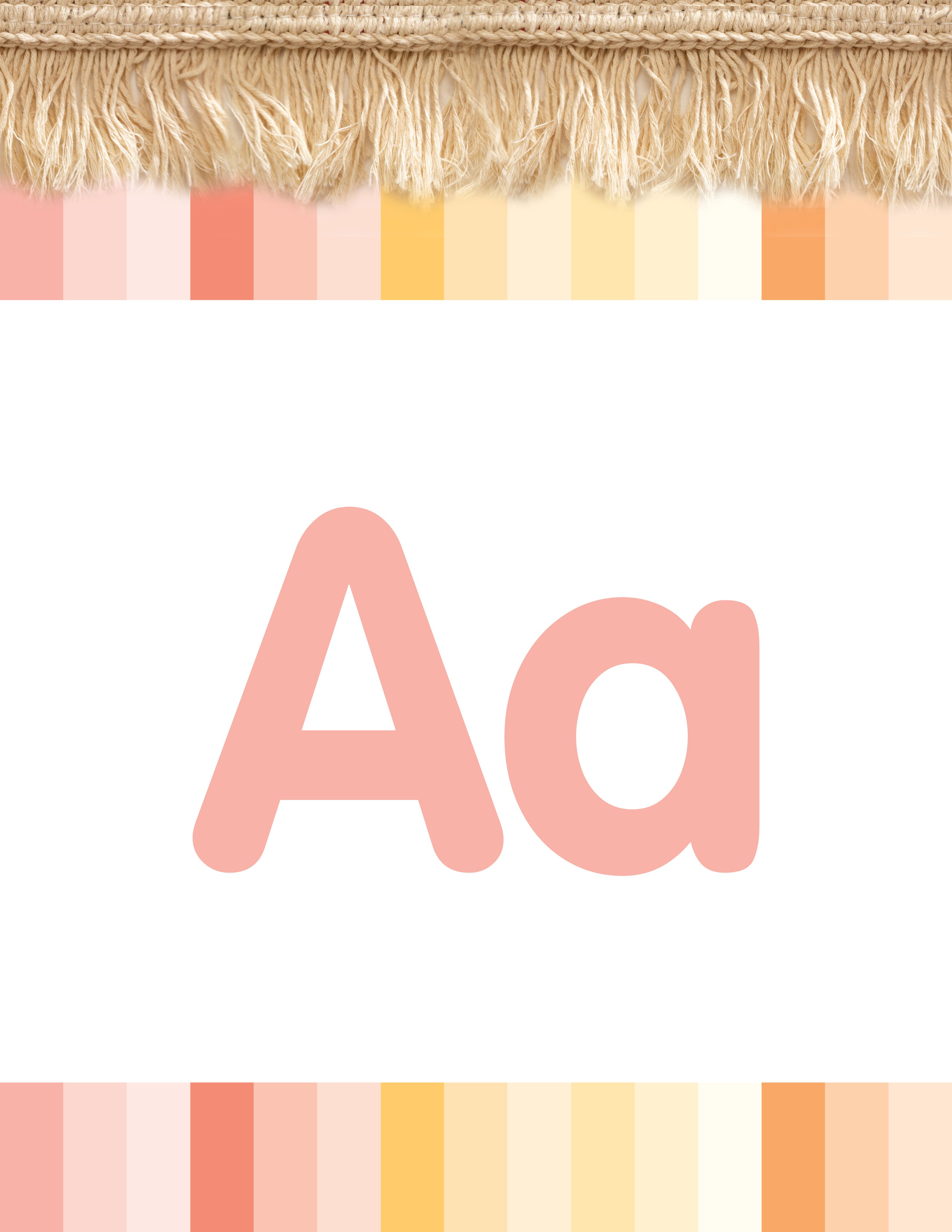 Manuscript Alphabet Cards | Sunset | Simply Safari | UPRINT | Schoolgi ...