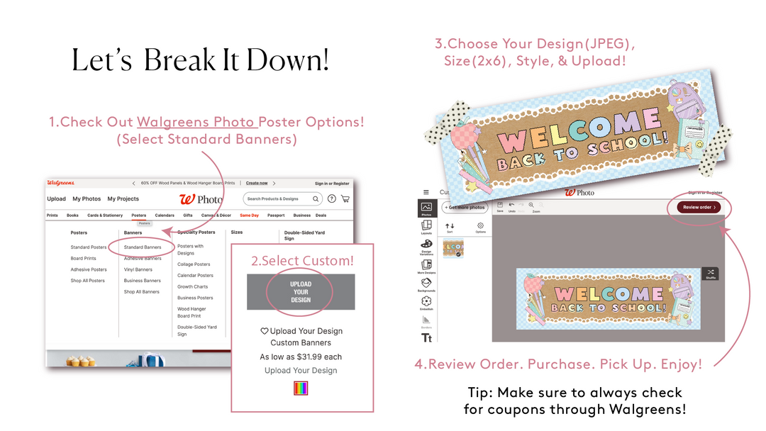 Walgreens Ready Classroom Banners – Page 6 – Schoolgirl Style