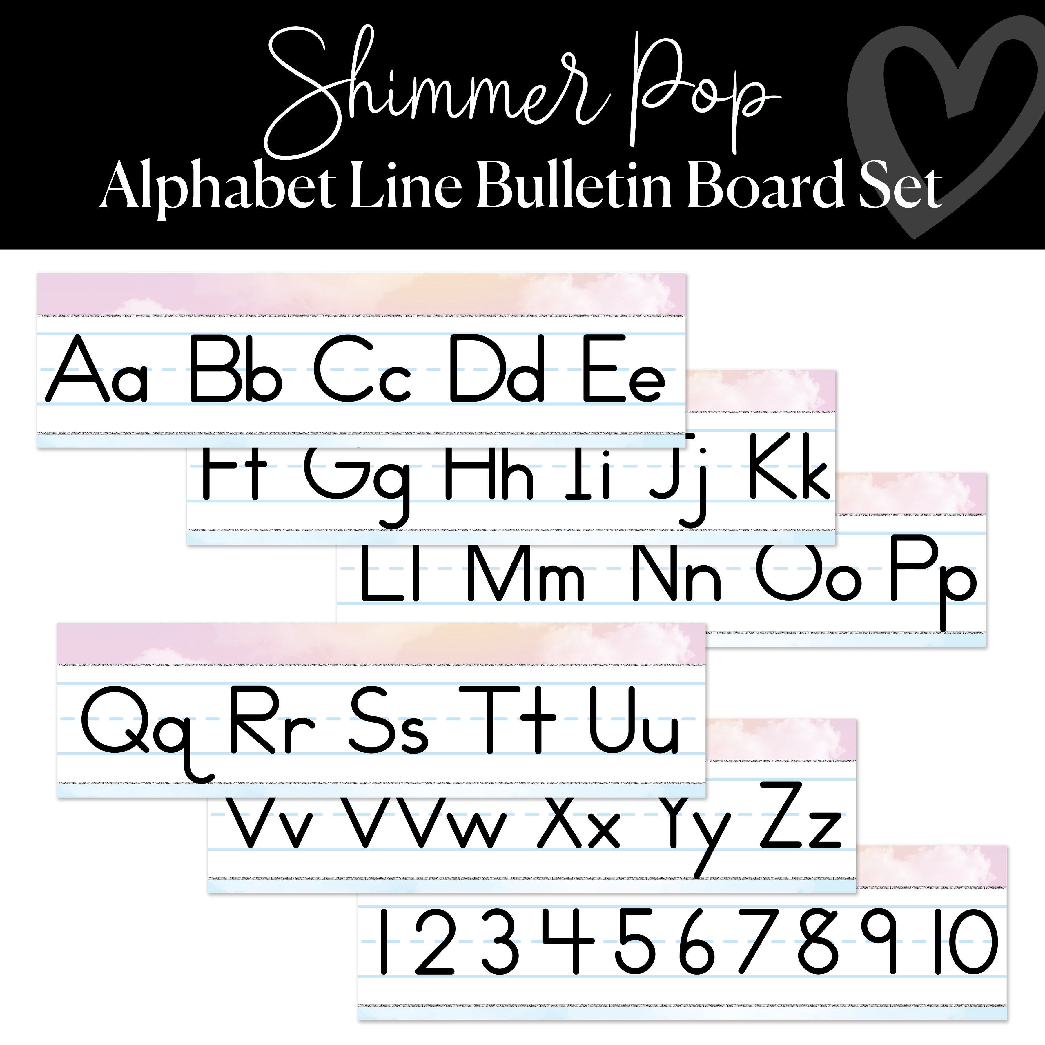 Shimmer Pop | Pre-Printed and Printable Classroom Decor Bundle ...