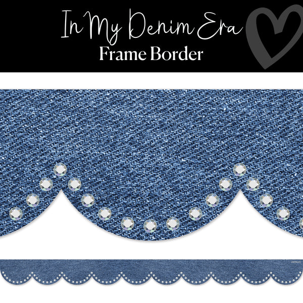 In My Denim Era | Bulletin Board Borders | Schoolgirl Style
