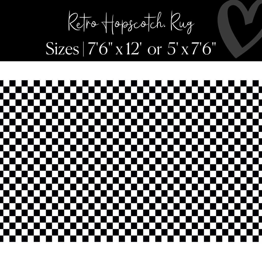 Black and White Classroom Rugs by Schoolgirl Style