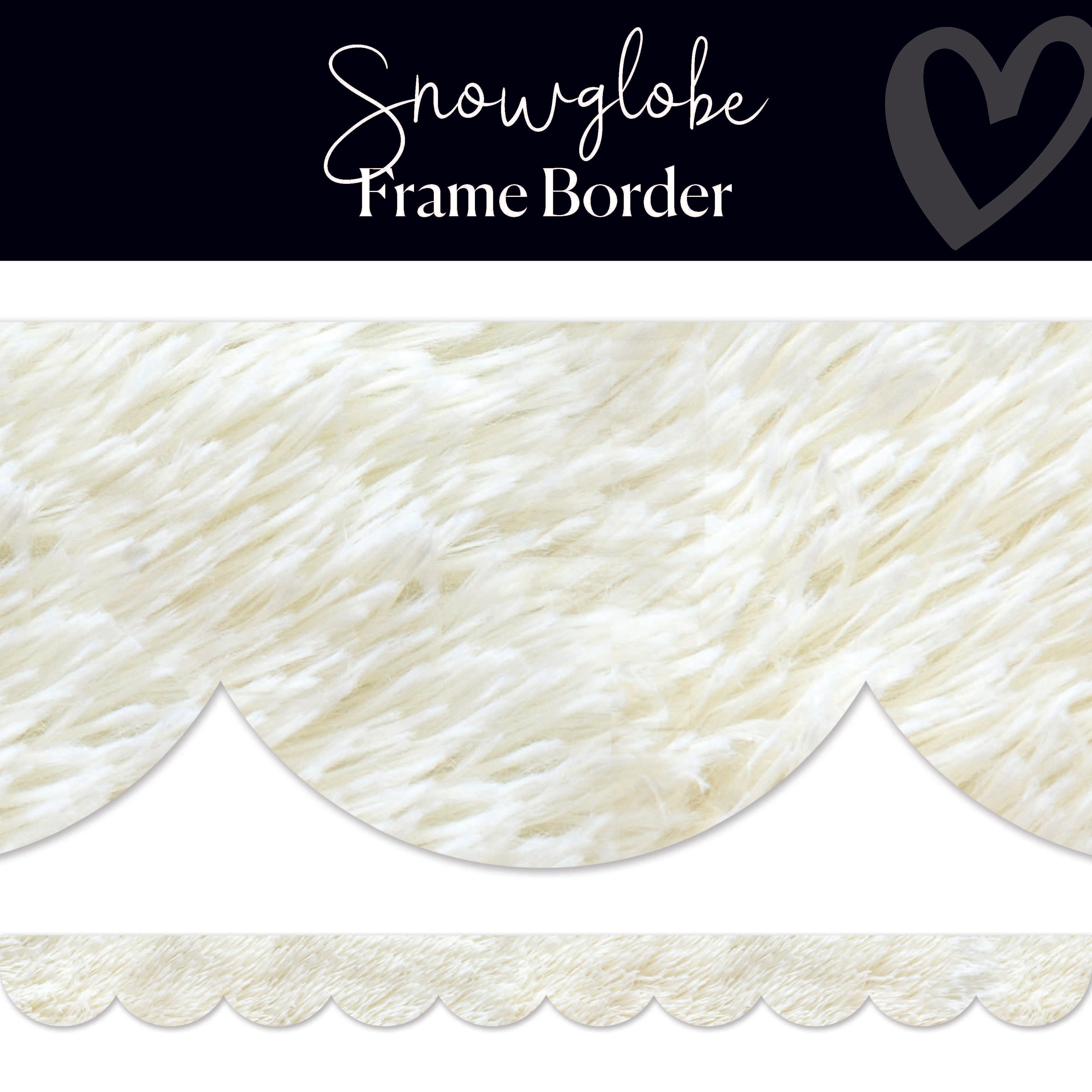 Snowglobe | Bulletin Board Borders | Schoolgirl Style