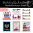 Printable Reading Mini Posters Set – Schoolgirl Style