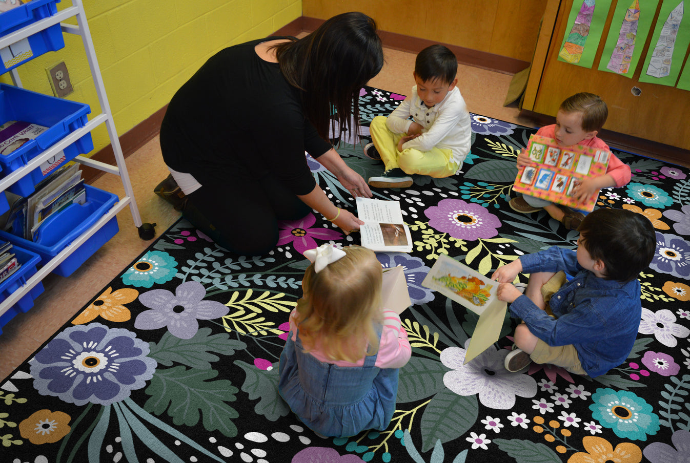 Wildflower Classroom Rug by Schoolgirl Style