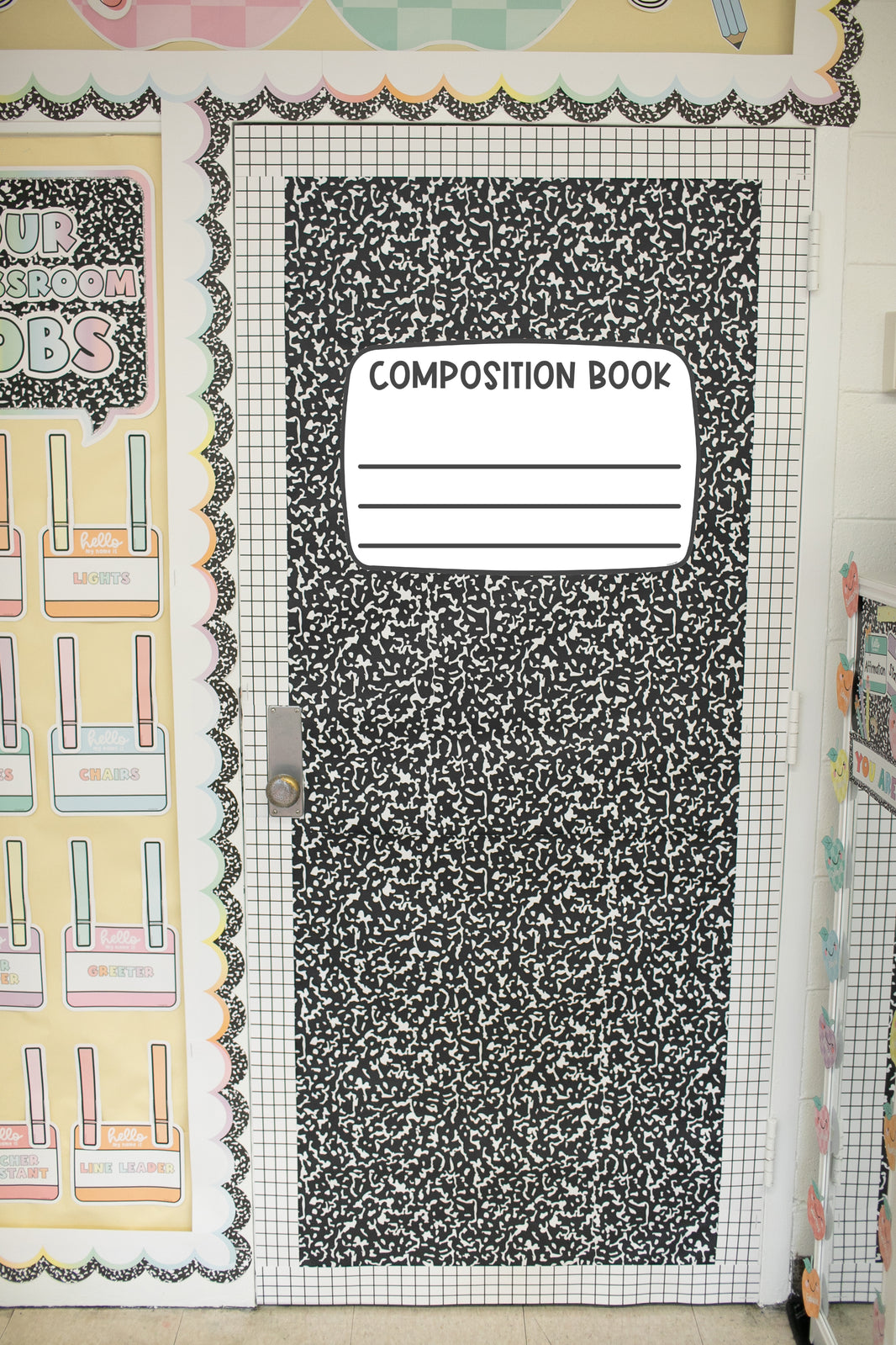 Composition Notebook Classroom Decor – Schoolgirl Style