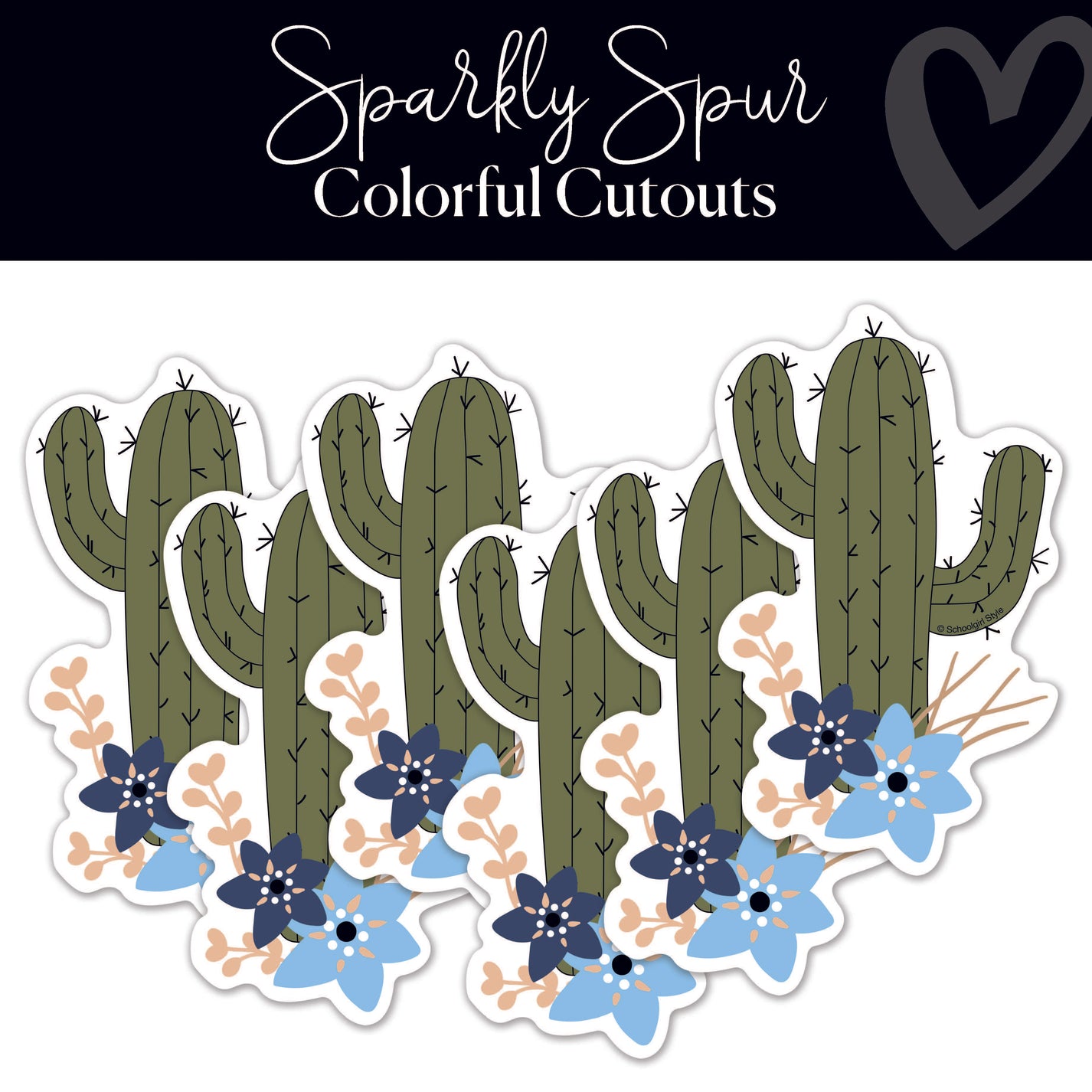 Sparkly Spur | Pre-Printed Classroom Decor Bundle | Decor To Your Door ...