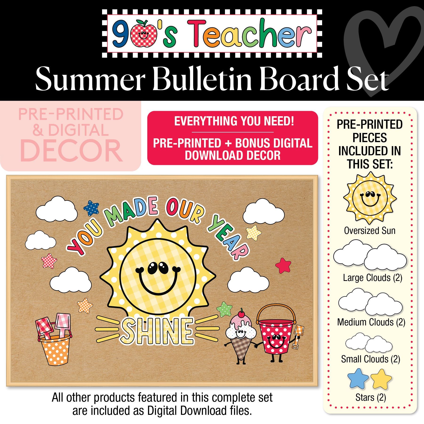 Summer Bulletin Board Printables