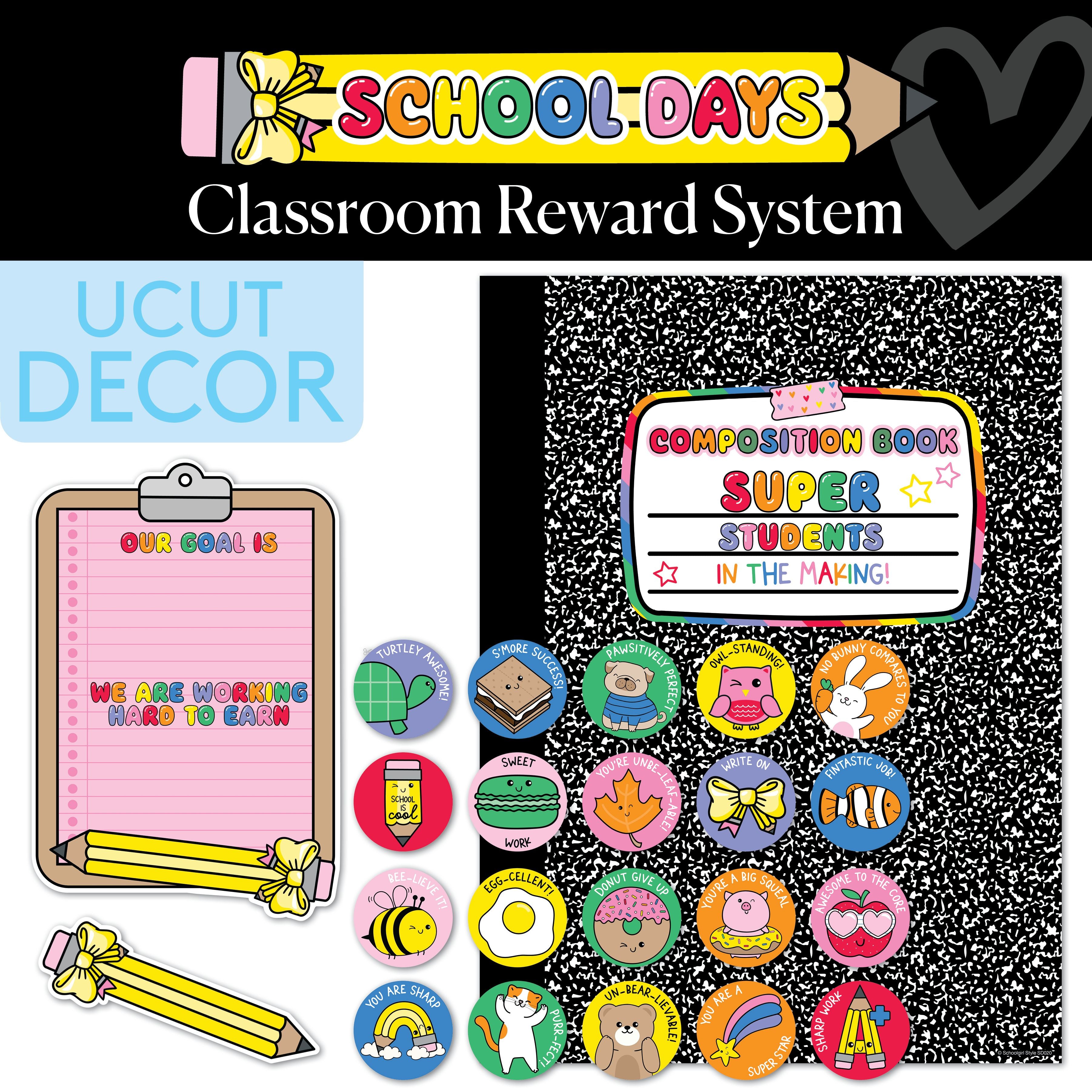 Bright Rainbow Classroom Reward System | School Days – Schoolgirl Style