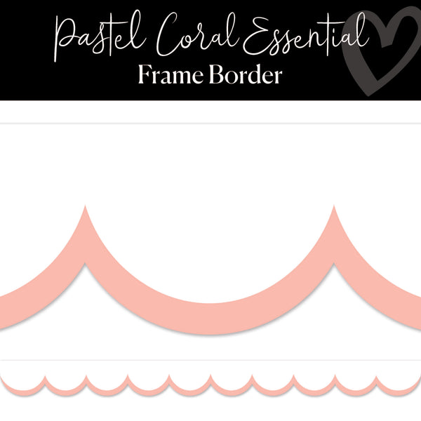 Pastel Coral | Bulletin Board Borders | Schoolgirl Style
