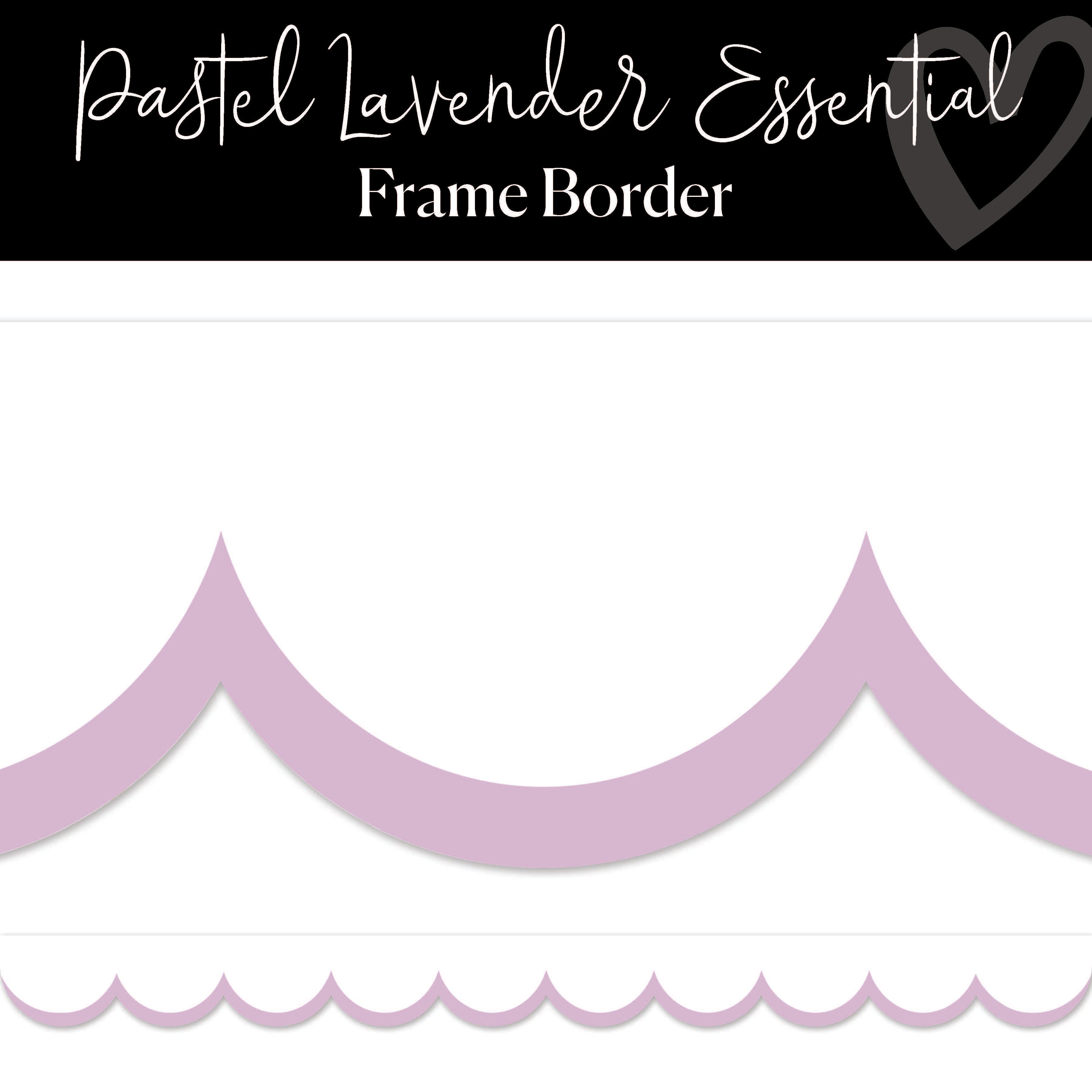 Pastel Lavender | Bulletin Board Borders | Schoolgirl Style