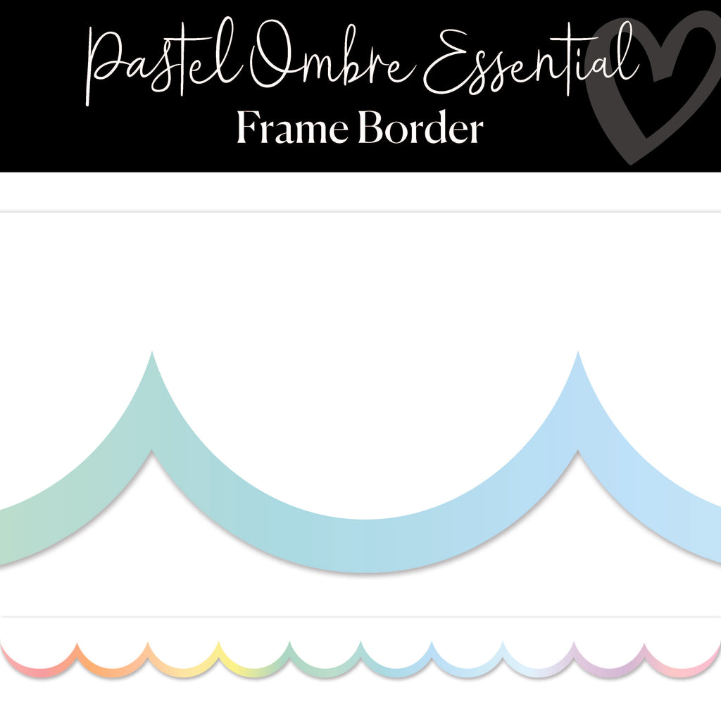 Pastel Ombre | Bulletin Board Borders | Schoolgirl Style