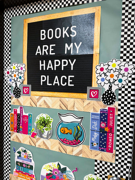 Reading Door Decor & Bulletin Board Set | Reading Month Classroom Deco ...