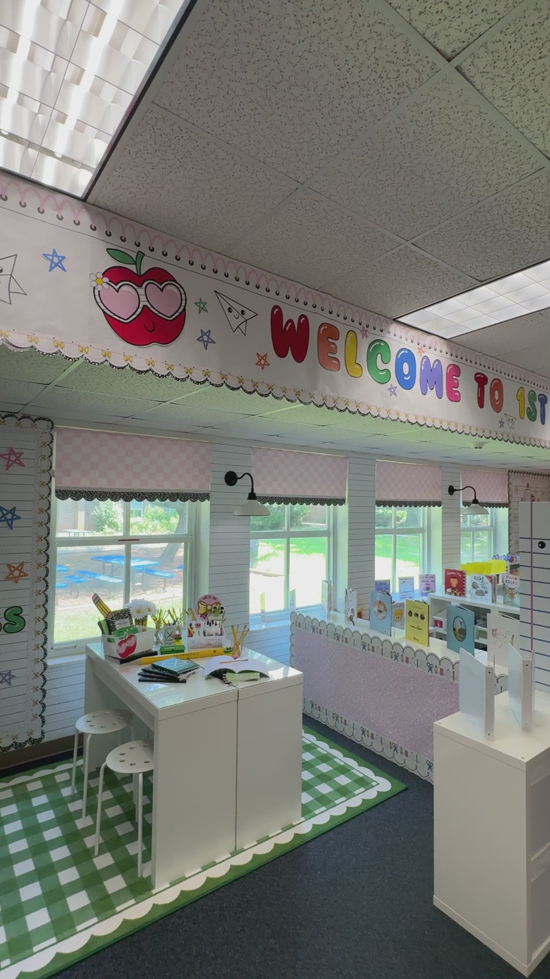 Printable Welcome to First Grade Classroom Headline | School Days ...