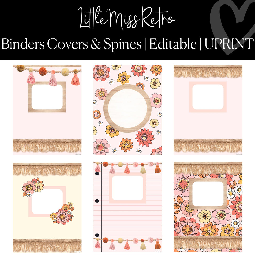 Binder Covers and Spines – Schoolgirl Style