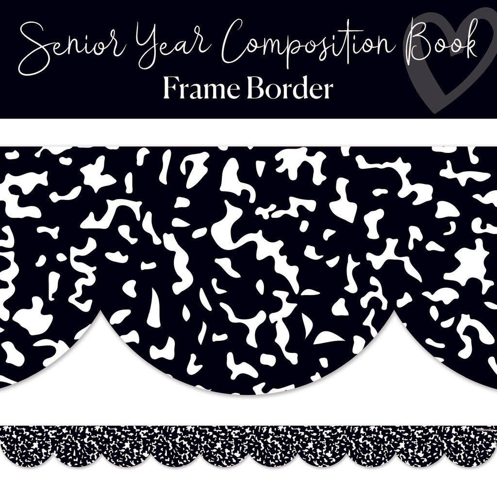 Senior Year Composition Notebook | Bulletin Board Borders | Schoolgirl ...