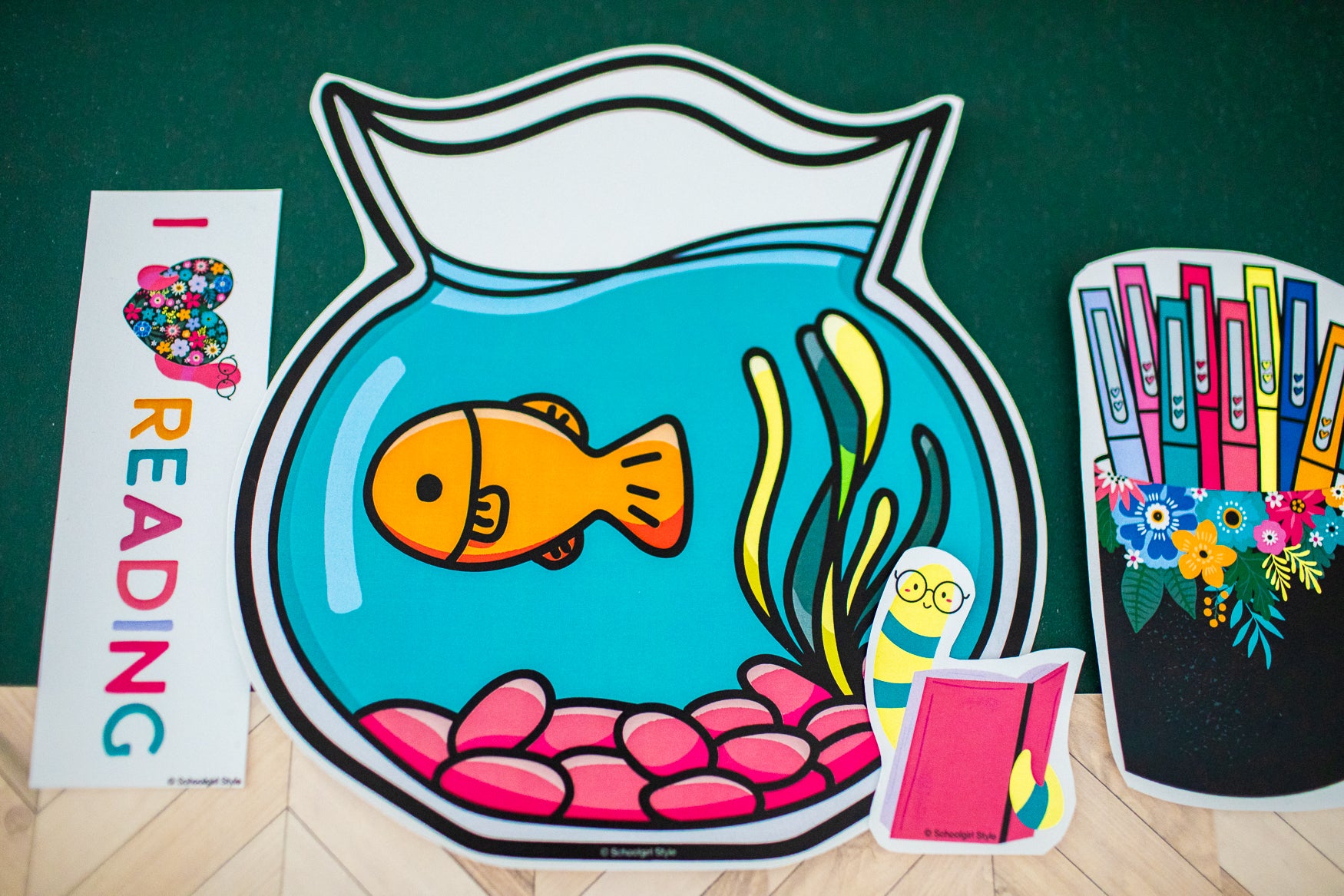 Books Are My Happy Place Door Decor – Schoolgirl Style