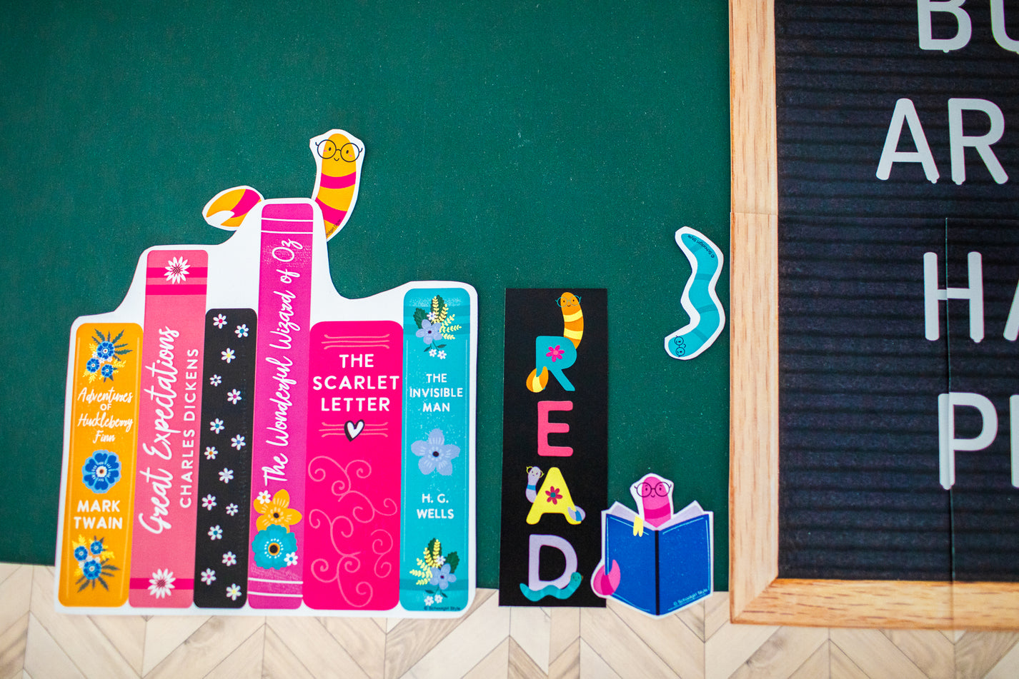 Books Are My Happy Place Door Decor – Schoolgirl Style