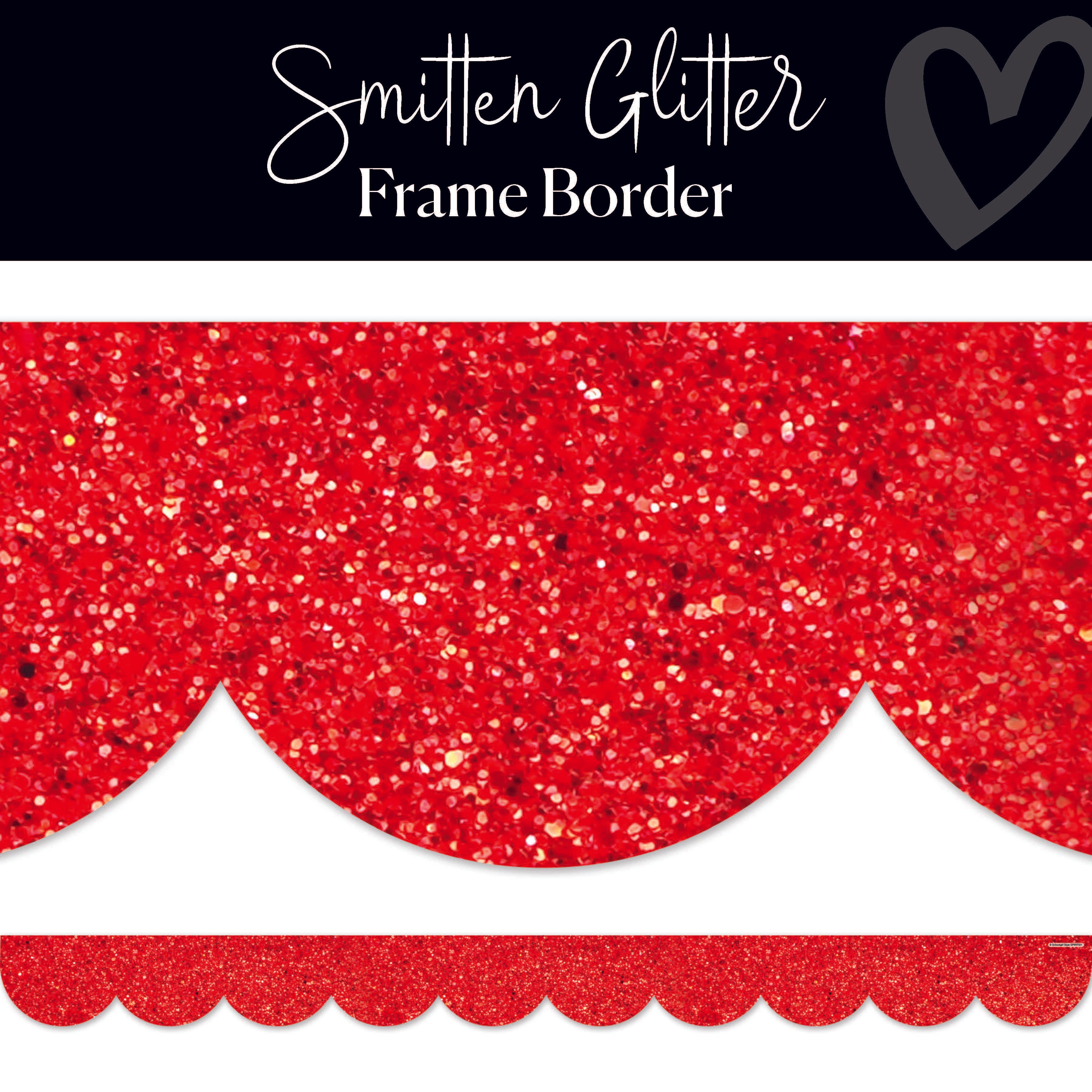 Smitten Glitter | Bulletin Board Borders | Schoolgirl Style