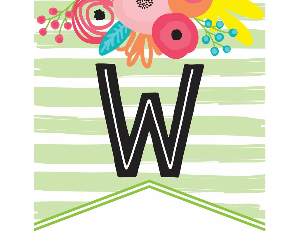 Welcome Banner | Pina Colada Pineapple | Schoolgirl Style