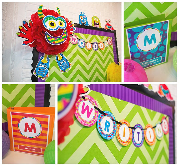 Bulletin Board Letters | Monster Mania | Schoolgirl Style