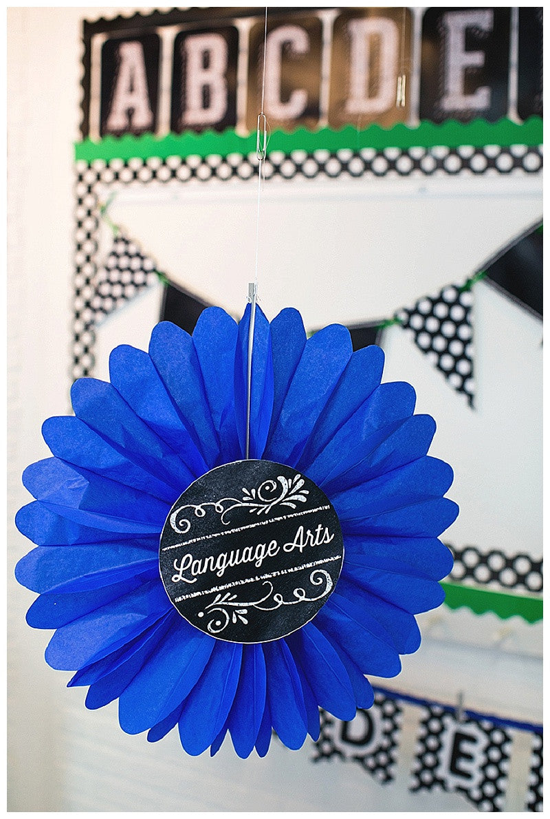 Chalkboard and Polka Dots | Full Printable Classroom Decor Bundle | Pr ...