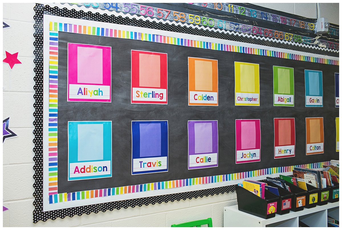 Photo Cards|Colorful Classroom Decor|Schoolgirl Style