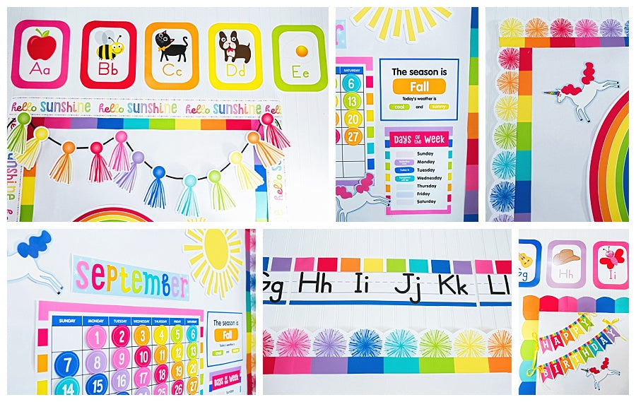 Hello Sunshine Rainbow | Full Printable Classroom Decor Bundle ...