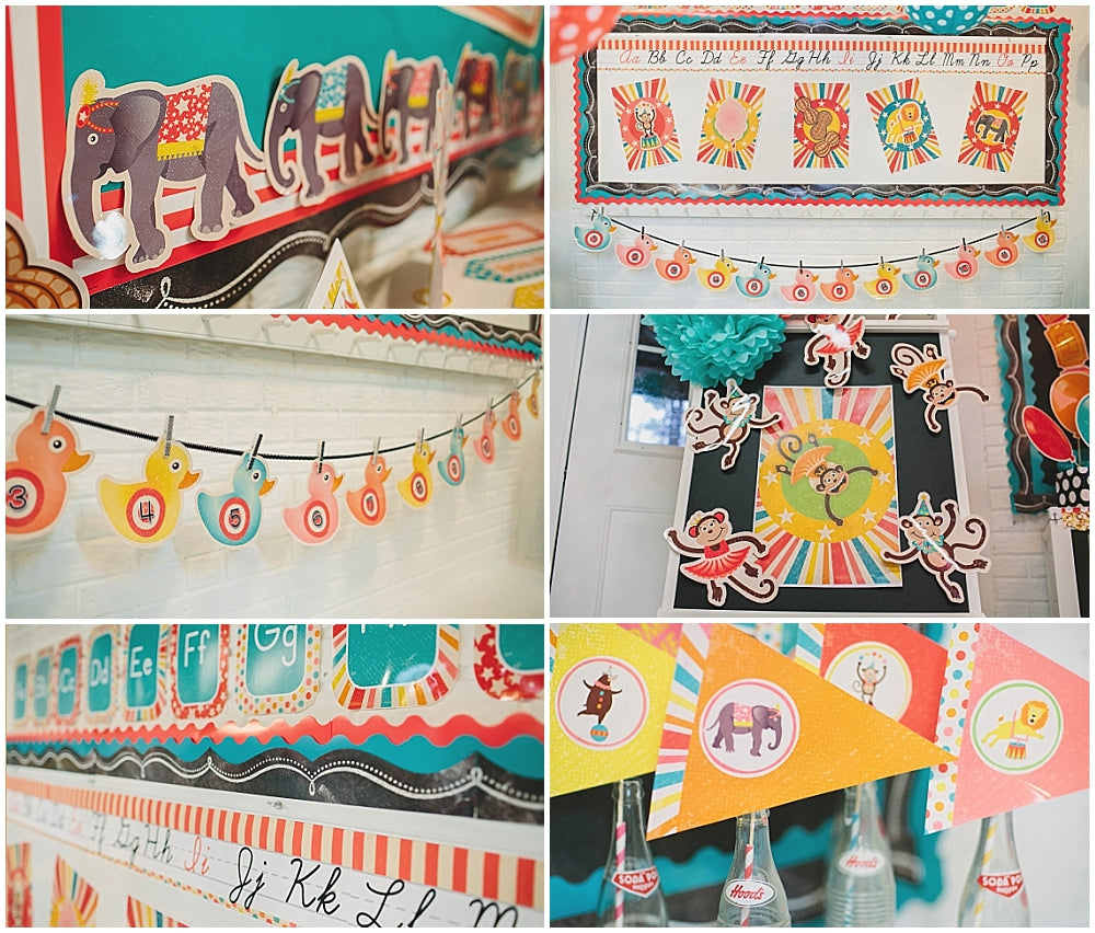 Virtual Teaching Classorom Background | Welcome to my Circus | Virtual ...