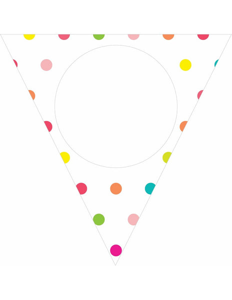 Pennant Banners- Editable | Pina Colada Pineapple | Schoolgirl Style