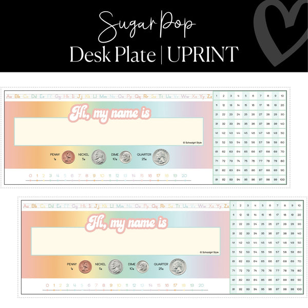 Sugar Pop | Full Printable Classroom Decor Bundle – Schoolgirl Style