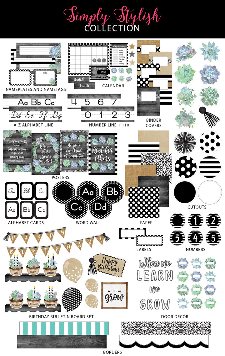 Simply Stylish Classroom Decor – Schoolgirl Style