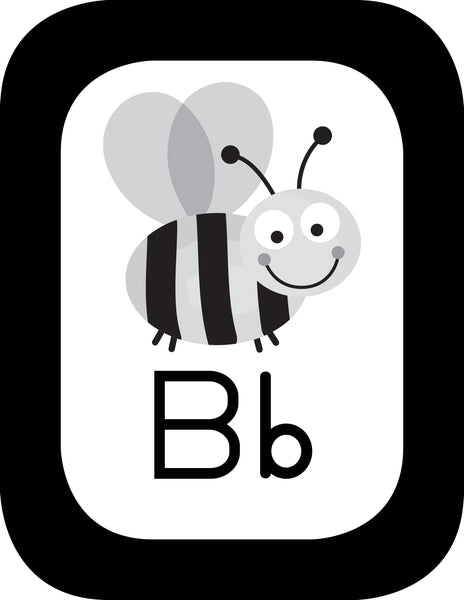 Alphabet Cards | Just Teach Black and White | Schoolgirl Style