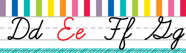 -Cursive Alphabet Line|Schoolgirl Style