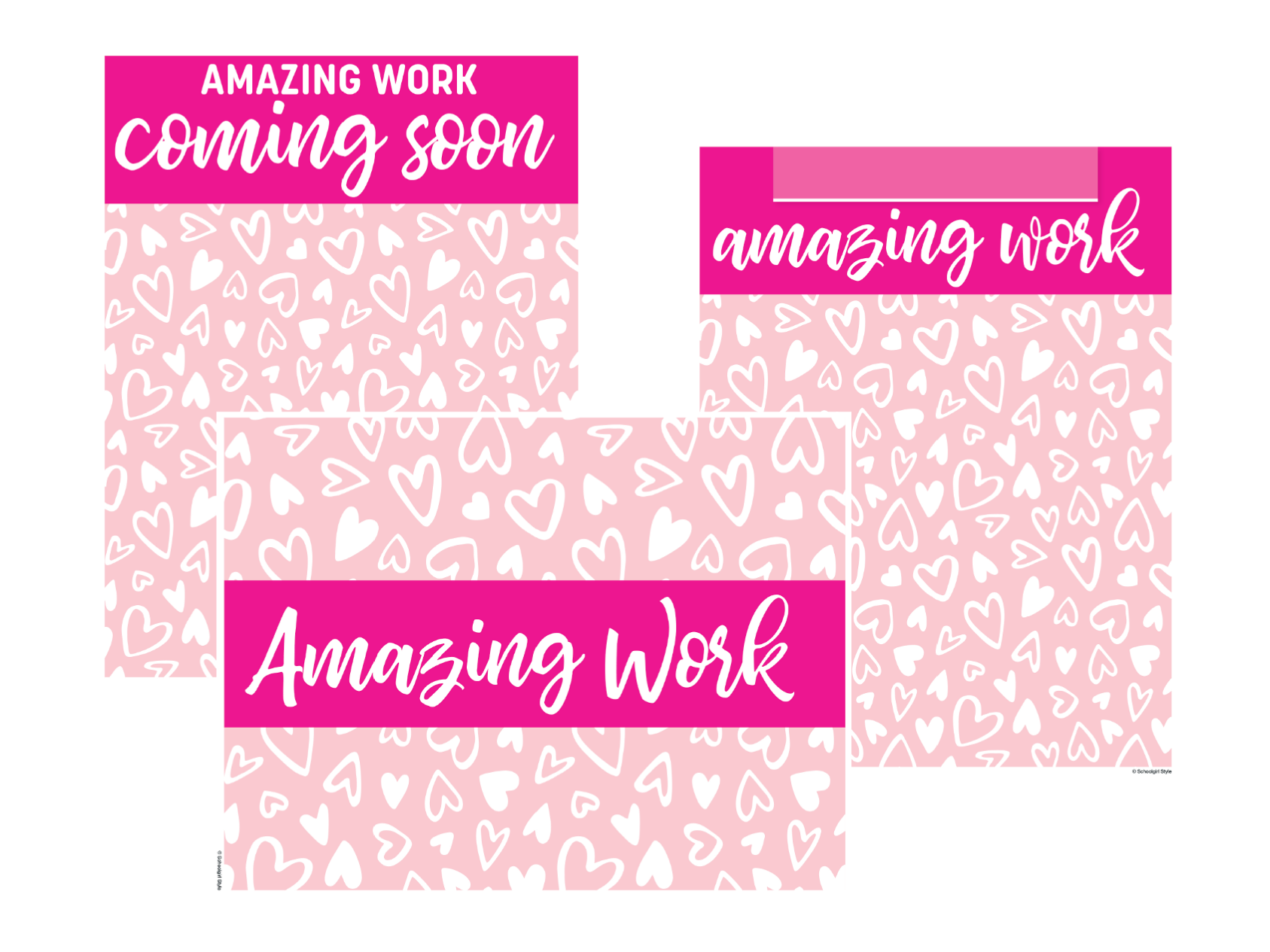 Valentine's Day Amazing Work Student Display | Schoolgirl Style