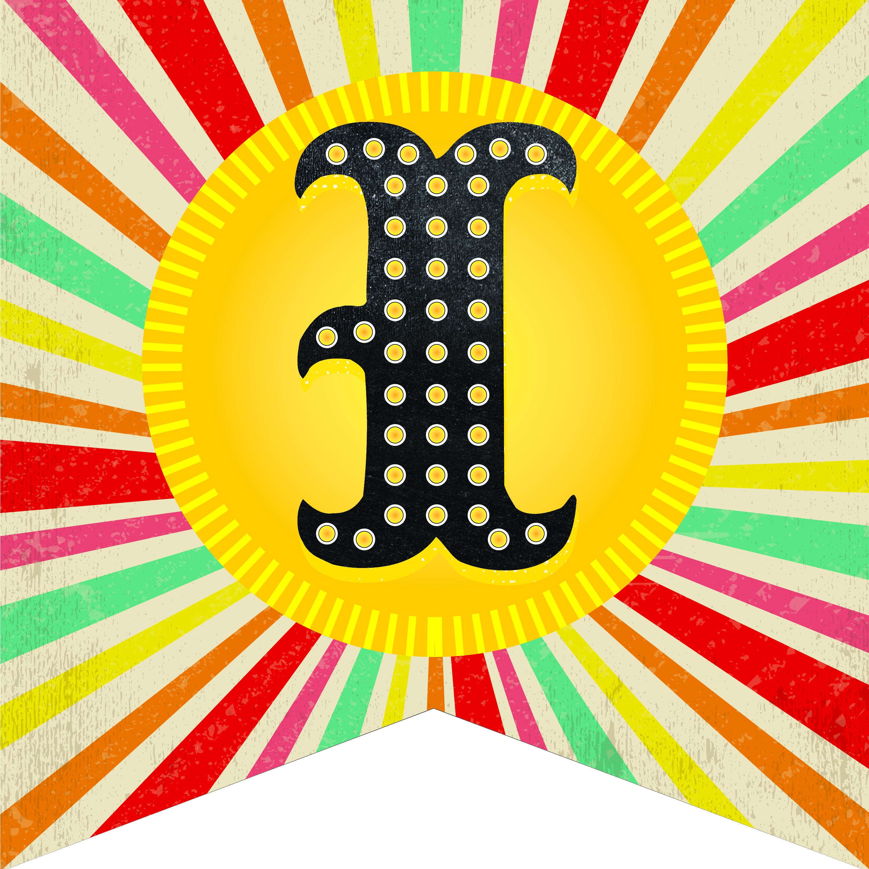 Banner Numbers | Vintage Circus | Schoolgirl Style