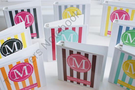 Striped Binder Covers | Schoolgirl Style