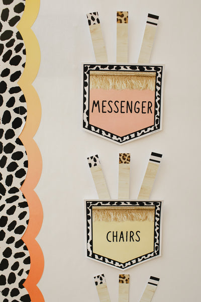 Classroom Jobs Bulletin Board|Neutral||Schoolgirl Style