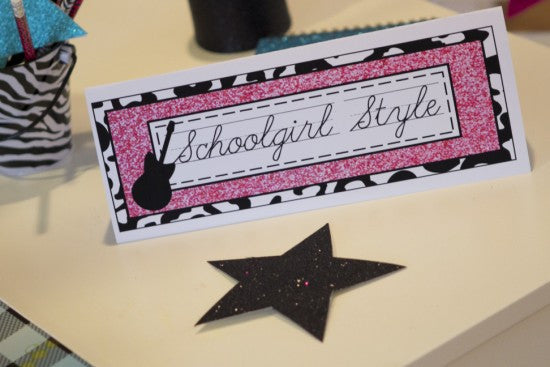 Nameplates | Rock Star | Schoolgirl Style