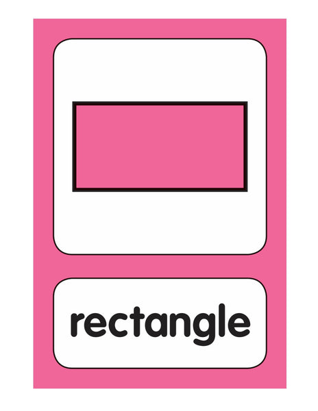 Shape Cards | Classroom Mini Bulletin Board Set | Just Teach | Schoolg ...