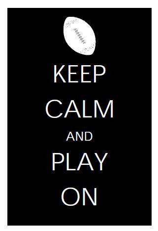 "Keep Calm and Play On" Print | Totally Teamwork | Schoolgirl Style