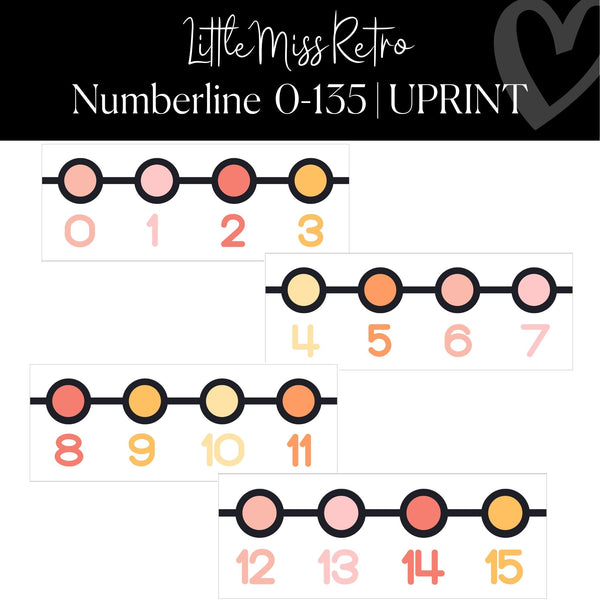 Classroom Number Line | Schoolgirl Style