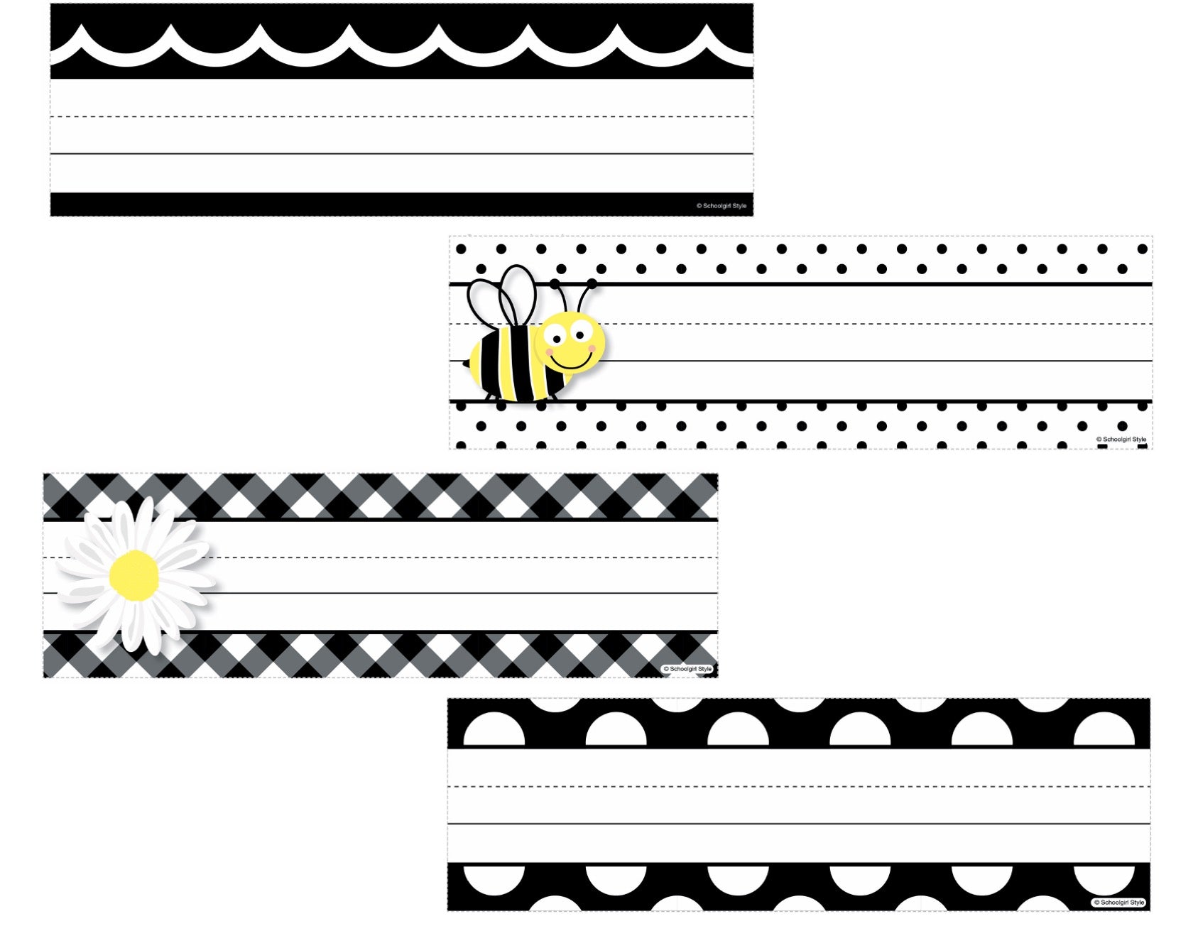 Bumble Bee Name Tags