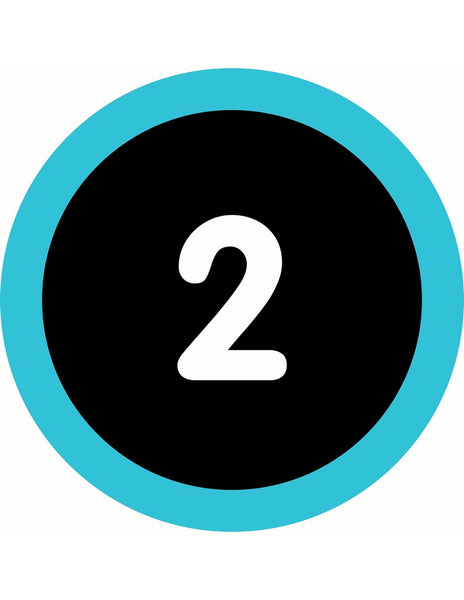 Number Circles 1-31 | Neon Pop | Schoolgirl Style