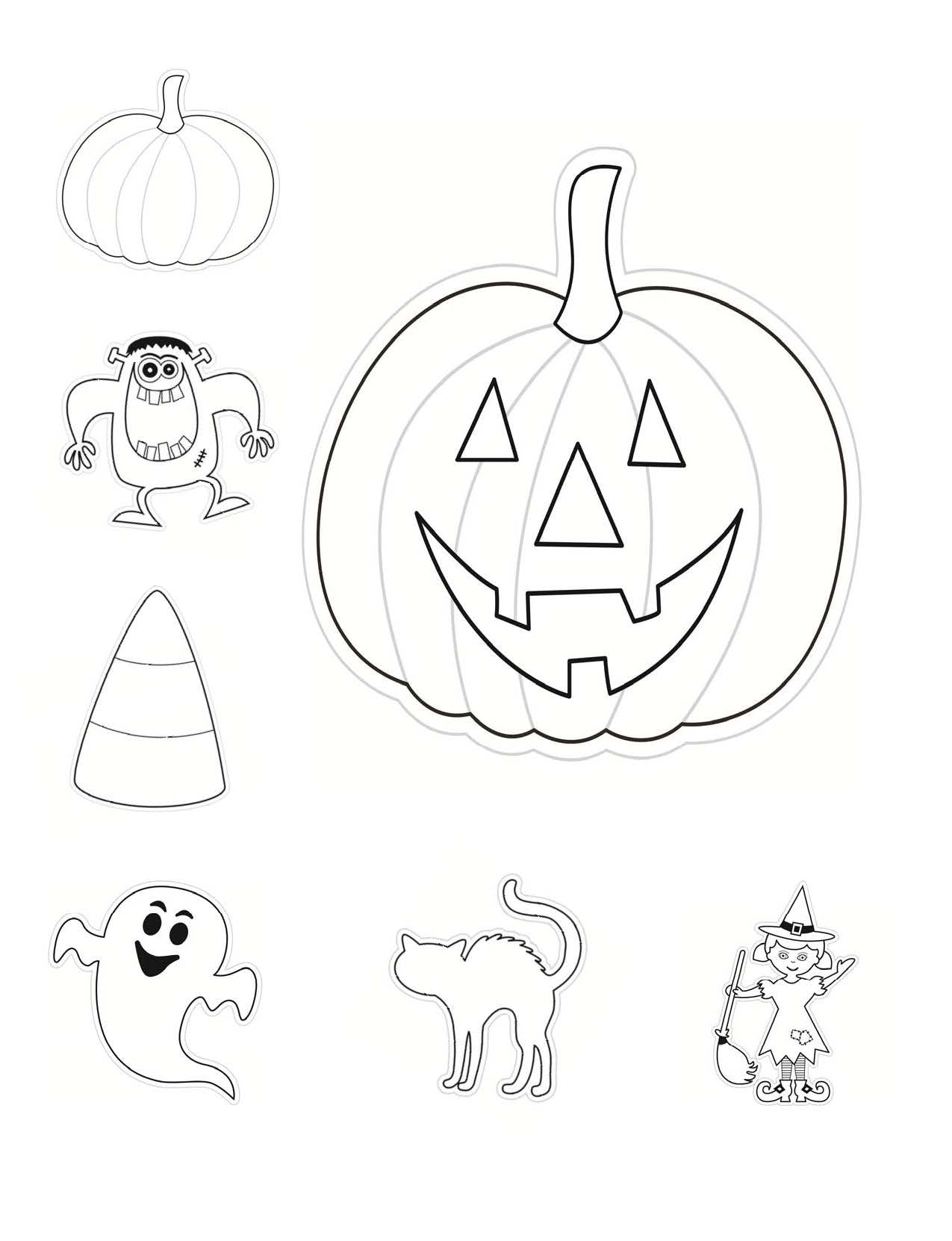 October Cut Outs | Color My Classroom | Schoolgirl Style