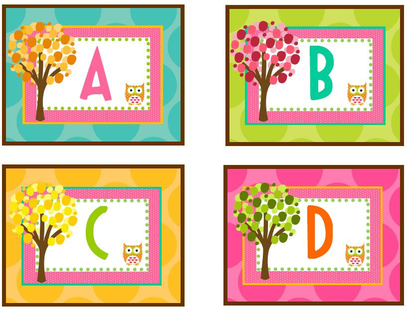 Word Wall Labels | Owl Collection | Schoolgirl Style