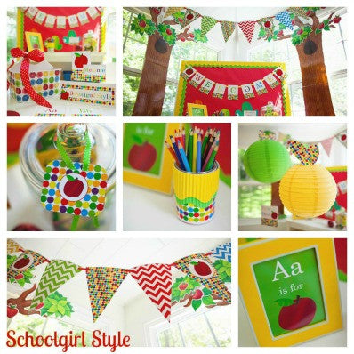 Primary Apple | Full Printable Classroom Decor Bundle | Printable Clas ...